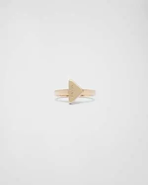 Prada Metal Ring - Gold