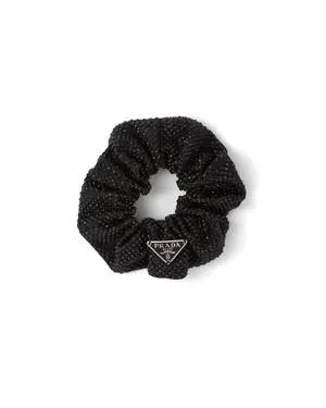Prada Satin Scrunchie - Black