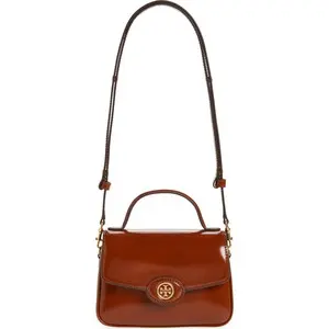 Tory Burch Small Robinson Leather Top Handle Bag