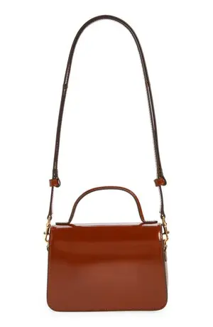 Tory Burch Small Robinson Leather Top Handle Bag