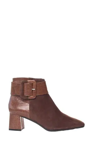 Ron White Lana Weatherproof Buckle Bootie - Chocolate