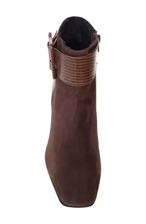 Ron White Lana Weatherproof Buckle Bootie - Chocolate
