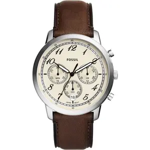 Fossil Neutra Chronograph Leather Strap Watch