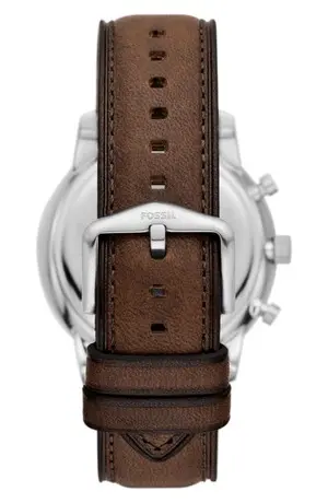 Fossil Neutra Chronograph Leather Strap Watch