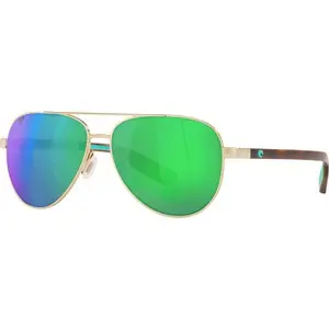 COSTA DEL MAR Peli Pilot Sunglasses - Green