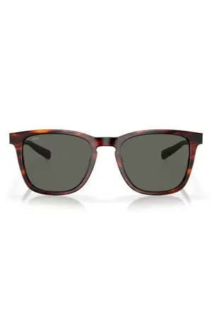 COSTA DEL MAR Sullivan 53mm Polarized Square Sunglasses - Tortoise