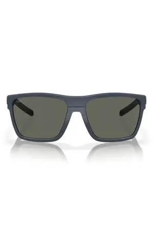 COSTA DEL MAR Pargo Polarized Square Sunglasses - Grey