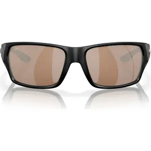 COSTA DEL MAR Costa Del Mar Tailfin 60mm Polarized Sunglasses Black/ Silver