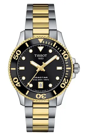 TISSOT Seastar 1000 Bracelet Watch - Black