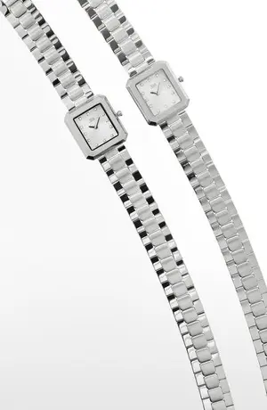 JBW Arc Lab-created Diamond Bracelet Watch - Stainless Steel