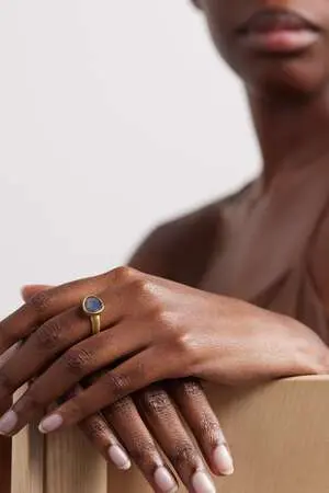 PIPPA SMALL 18-karat Labradorite Ring