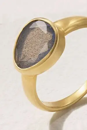 PIPPA SMALL 18-karat Labradorite Ring