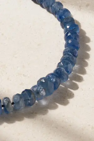 Jia Jia 14-karat Gold Kyanite Beaded Necklace