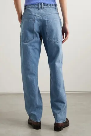 PATOU Paneled Straight-leg Jeans