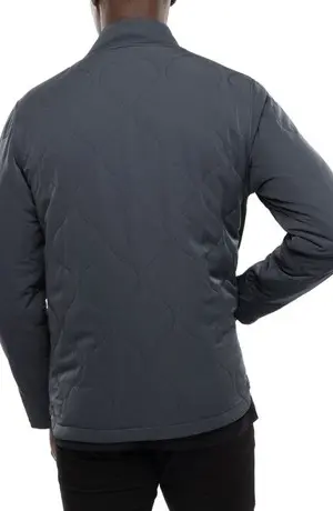 Travis Mathew Come What May Quilted Jacket - Ebony