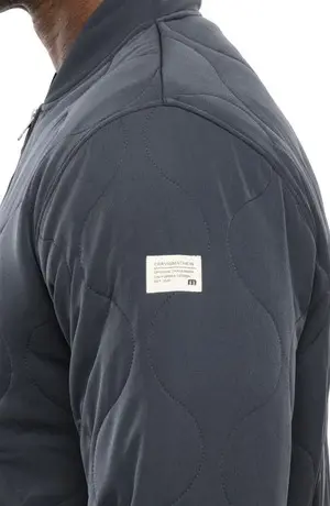 Travis Mathew Come What May Quilted Jacket - Ebony