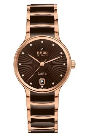 RADO Centrix Automatic Bracelet Watch - Brown