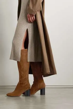 AeydĒ Ariana Leather Knee Boots