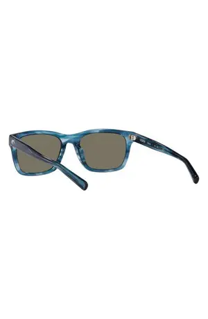 COSTA DEL MAR Tybee Rectangle Sunglasses - Blue Mirror