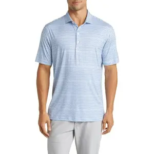 Johnnie-o Warwick Stripe Prep-formance Polo Lake