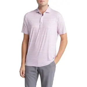 Johnnie-o Warwick Stripe Prep-formance Polo Sun Kissed