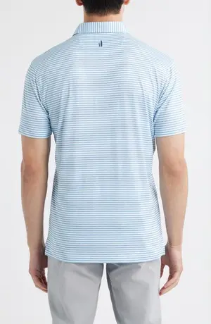 Johnnie-o Warwick Stripe Prep-formance Polo - Tide