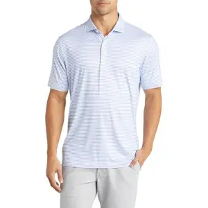 Johnnie-o Warwick Stripe Prep-formance Polo Tulip