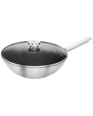 ZWILLING Zwilling J.A. Henckels Joy Plus Stainless Steel Nonstick 12In Wok With Lid - Nocolor