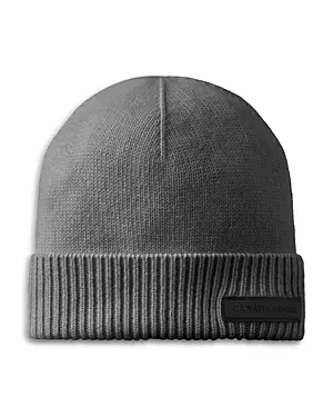 Canada Goose Canada Goose Small Emblem Toque Knit Hat Iron Grey