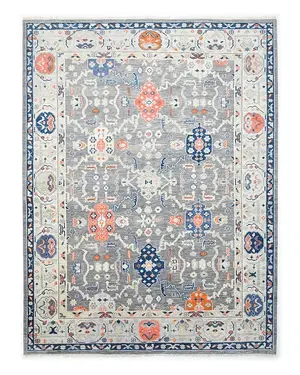 TIMELESS RUG DESIGNS Transitional Hollis Area Rug, 5' X 8 - Grey/silver