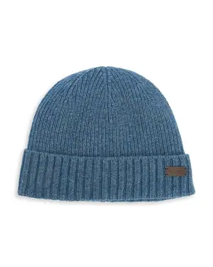 Barbour Carlton Wool Blend Beanie Dark Denim