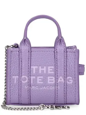 Marc Jacobs The Nano Tote Leather Bag Lavender