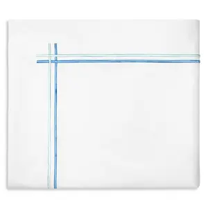 SFERRA Tratto Flat Sheet, Twin White/clearwater