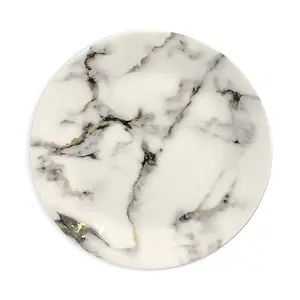 Prouna Marble Venice Fog Charger Plate - Gray