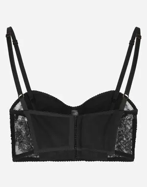 Dolce & Gabbana Lace Balconette Corset With Straps