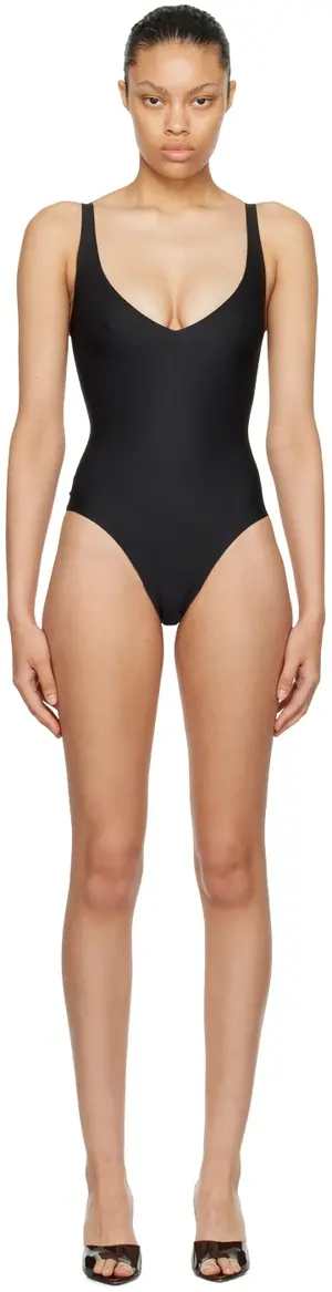 SKIMS SKIMS Black SKIMS Body Plunge Bodysuit - Onyx