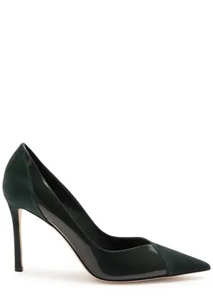 JIMMY CHOO Cass 95 Suede Pumps