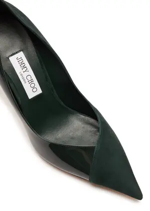 JIMMY CHOO Cass 95 Suede Pumps