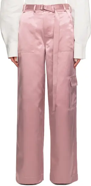 Staud Staud Shay Trousers - Chb Cherry Blossom