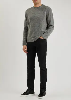 FRAME L'homme Slim-leg Jeans - Black