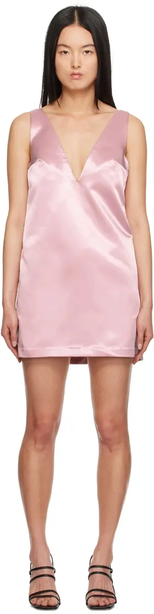 Staud Staud Teagan Minidress - Chb Cherry Blossom