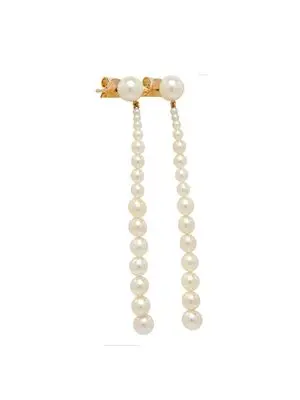 Sophie Bille Brahe Sophie Bille Brahe Piazza Pearl Earrings - Gold