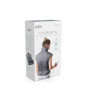 PURE ENRICHMENT Purerelief Extra Long Back & Neck Heating Pad