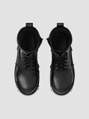 Balenciaga Bulldozer Lace-up Boots