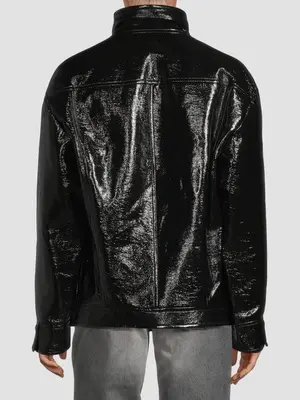 COURREGES Iconic Vinyl Oversize Jacket