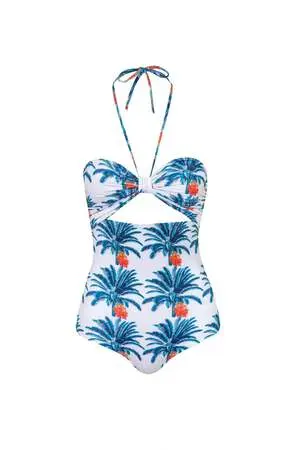 Juan De Dios Lili One Piece In Patterned - White