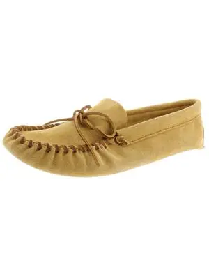 Minnetonka Laced Softsoe Mens Casual Suede Moccasins - Multi