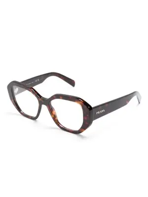 Prada Geometric Frame Glasses