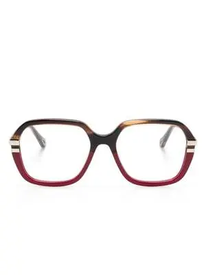 Chloé Ombré-effect Oversize-frame Glasses