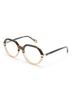 Chloé Two-tone Marbled Eyeglasses